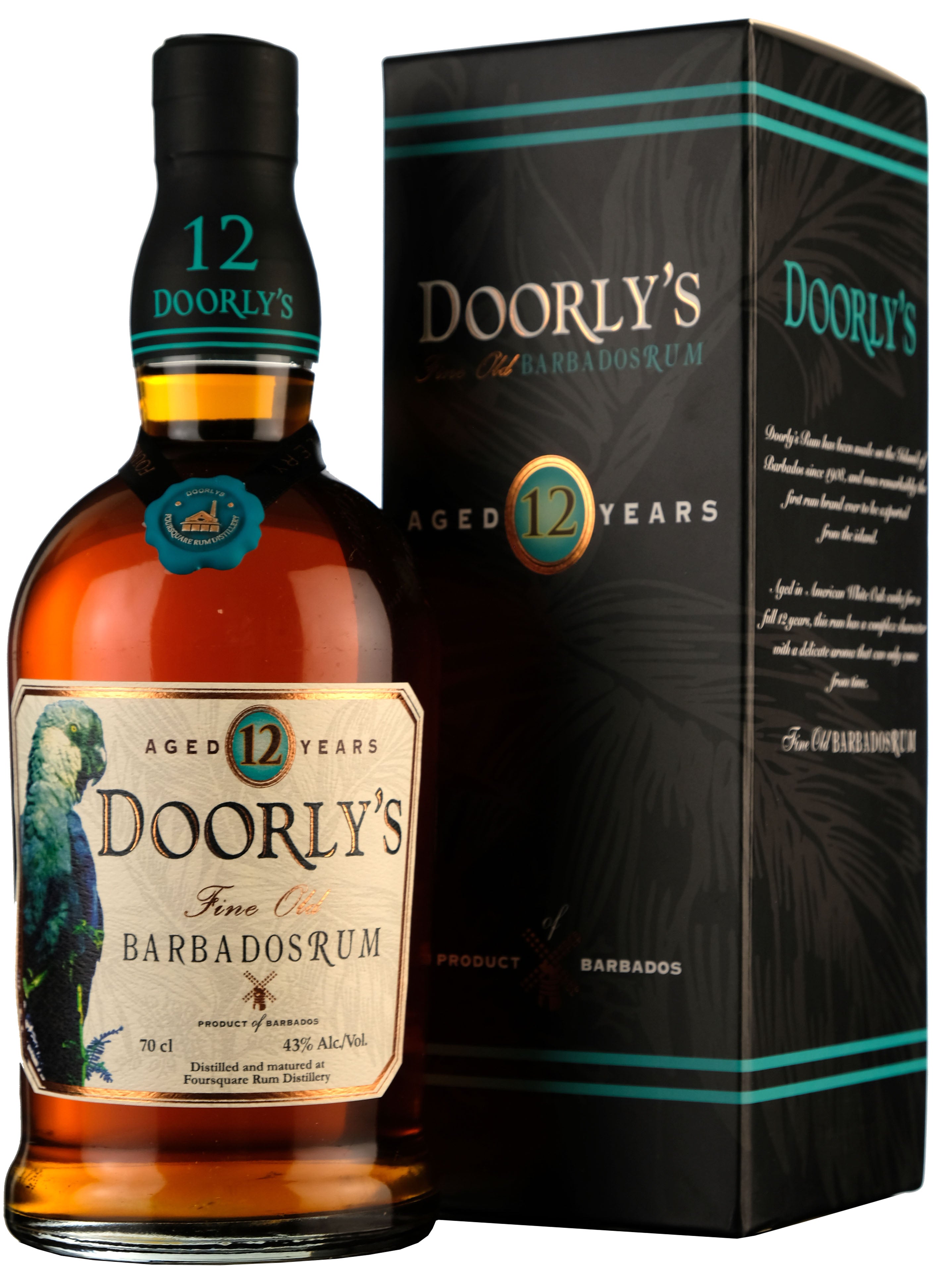 Doorlys 12 Year Old Rum - Whisky-Online Shop